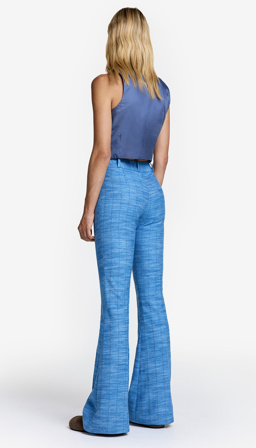 Bootcut Pant in Denim Stripe | SMYTHE